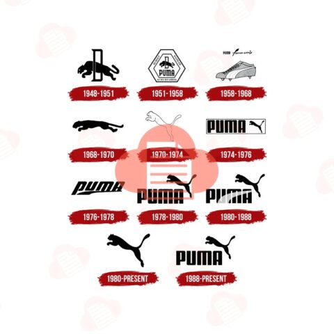 Trọn Bộ Logo Puma Vector PNG, AI, PDF, JPEG, SVG Miễn Phí